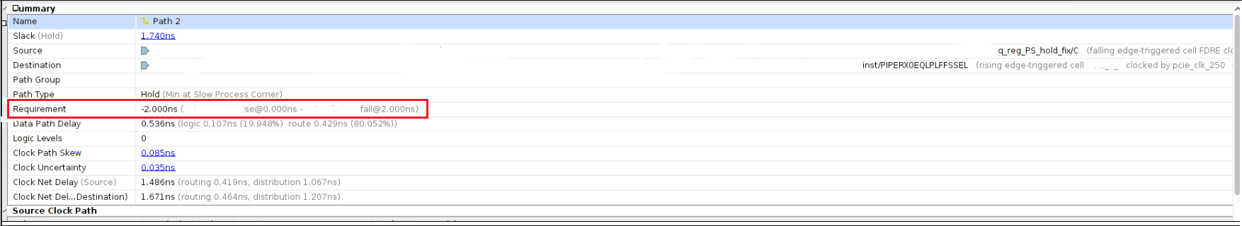 How to improve hold violations using Vivado tool options