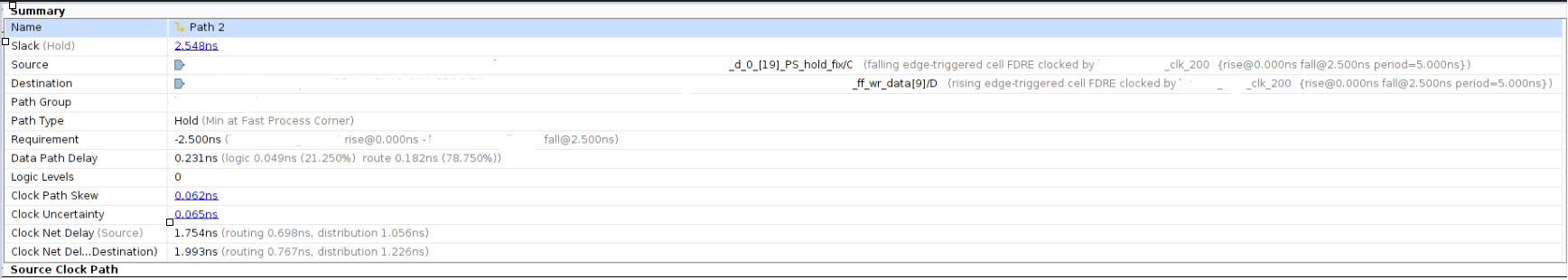 How to improve hold violations using Vivado tool options