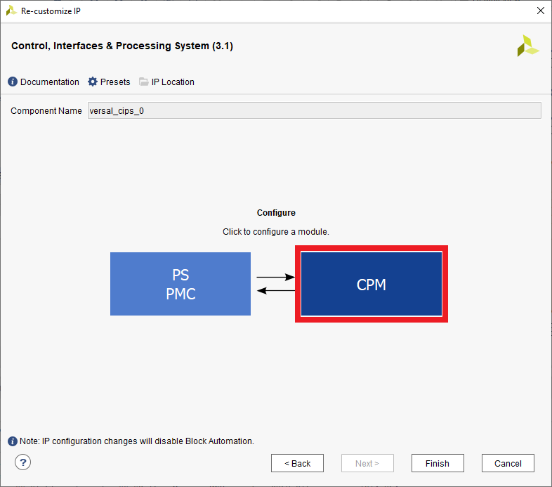 Running the Versal ACAP CPM4 PCIE GEN4x8 QDMA CED Example Design