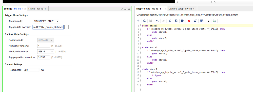 Using the ILA Advanced Trigger Feature to debug designs with the Versal ...