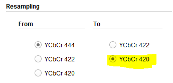 Video Beginner Series 10: YCbCr Chroma subsampling/resampling
