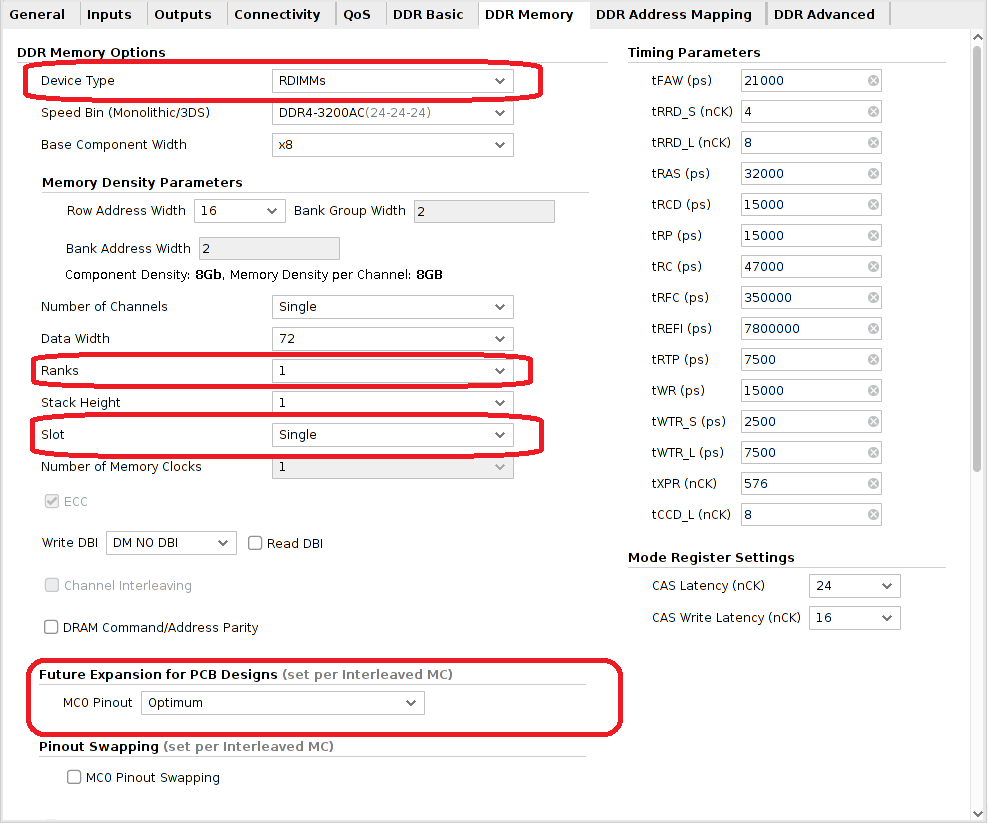 76058 - Versal ACAP DDRMC - DDR4 RDIMM Single Slot Single Rank Optimum ...