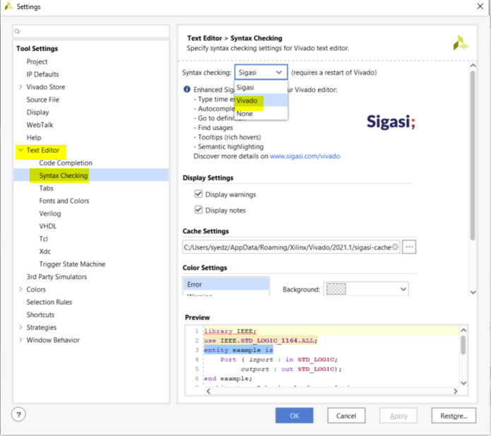 2021.1: Vivado GUI can Hang
