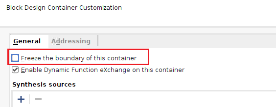 000034046 - 2022.1 Vivado Versal DFX - BD 41-237 Bus Interface property FREQ_HZ does not match ...