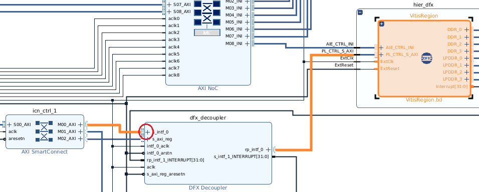 000034046 - 2022.1 Vivado Versal DFX - BD 41-237 Bus Interface property FREQ_HZ does not match ...