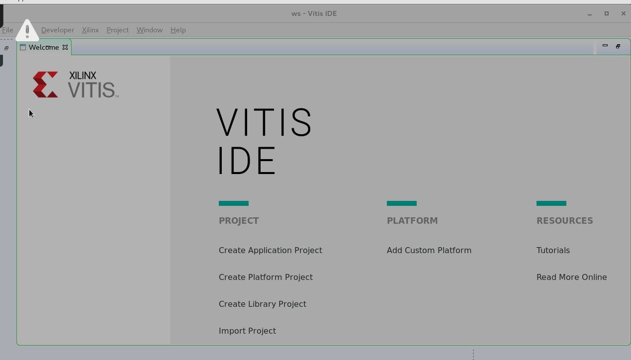 73035 - Vitis 2019.2 - Gray screen appearing on Vitis launch in RHEL