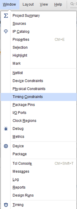 读懂用好Timing Constraints窗口