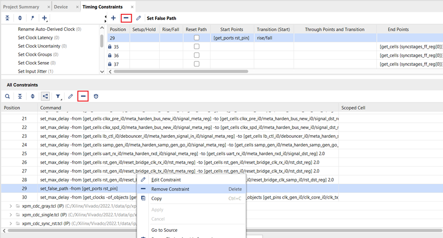 读懂用好Timing Constraints窗口