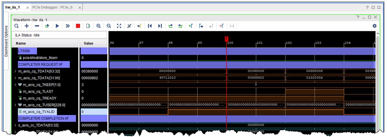 Verifying Versal ACAP PCIe Memory Write / Memory Read / Completion ...