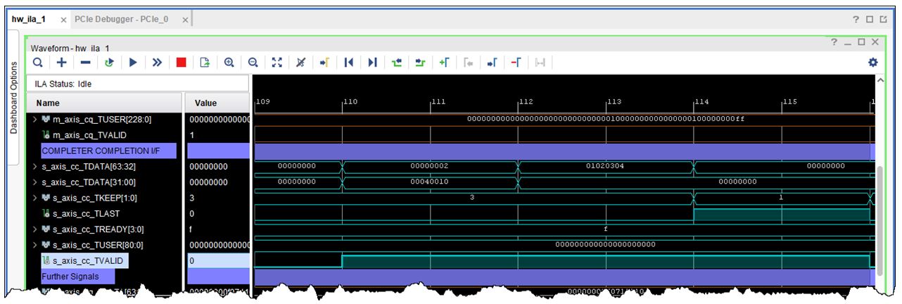Verifying Versal ACAP PCIe Memory Write / Memory Read / Completion ...
