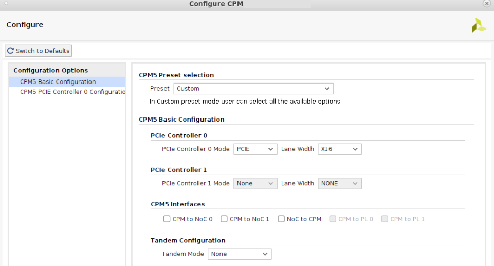Generating a PL PCIE based QDMA Subsystem for PCI Express in the AXI ...