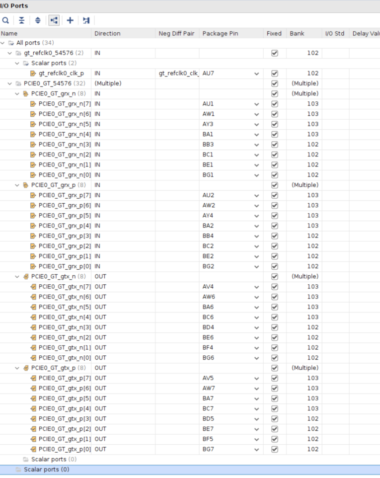 Generating a PL PCIE based QDMA Subsystem for PCI Express in the AXI ...