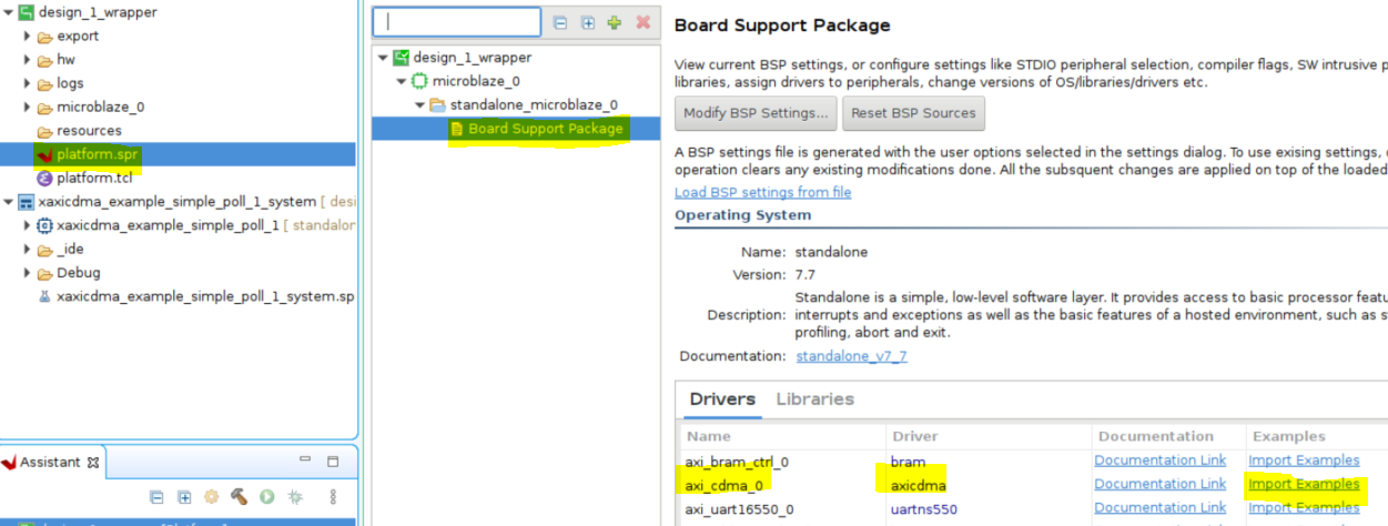 Data transfer between MicroBlaze LMB BRAM and AXI BRAM using AXI CDMA IP core