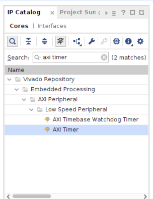 Zynq UltraScale+ MPSoC 2022.2 Example Design: AXI Timer interrupt ...
