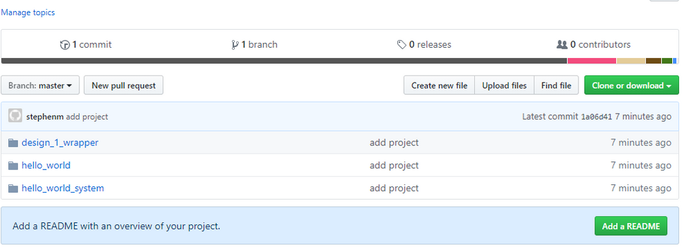 Vitis IDE Git 集成快速入门