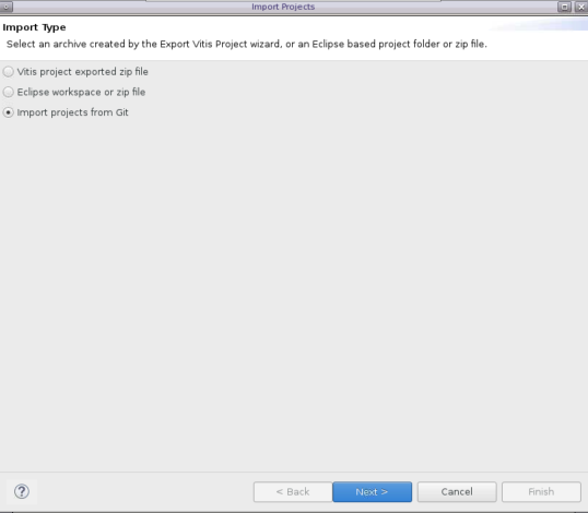 Vitis IDE Git 集成快速入门