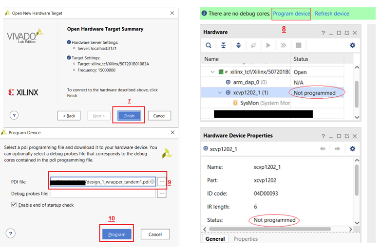Running the 'Versal CPM Tandem PCIe' CED Example Design on a VPK120 ...