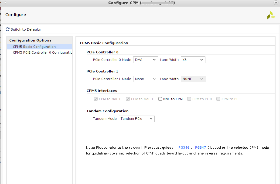 Running the 'Versal CPM Tandem PCIe' CED Example Design on a VPK120 Development Board