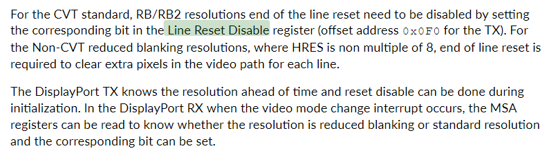 75382 - DisplayPort 1.4 TX Subsystem v2.1 (Rev. 1) - What does the Line ...