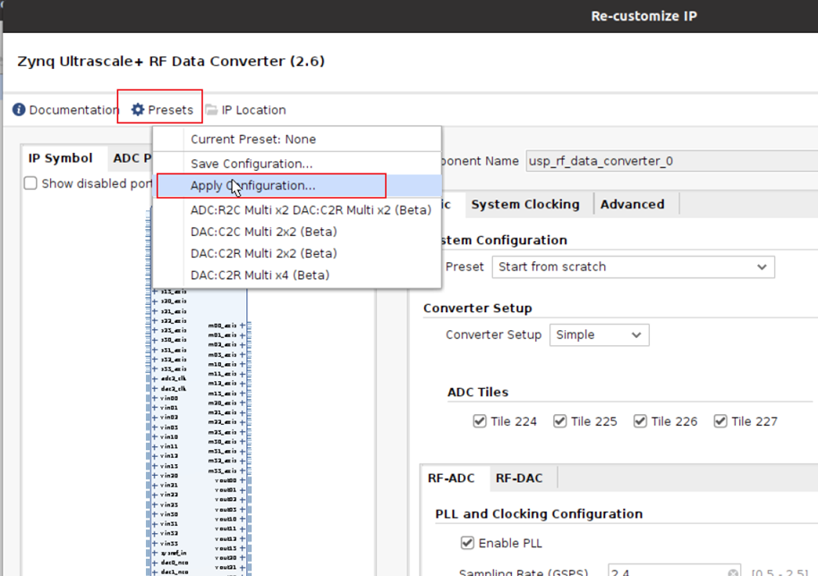 How to implement the NCO Frequency Hopping feature with Multi-Tile Mode