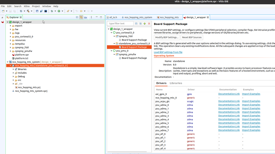 How to implement the NCO Frequency Hopping feature with Multi-Tile Mode