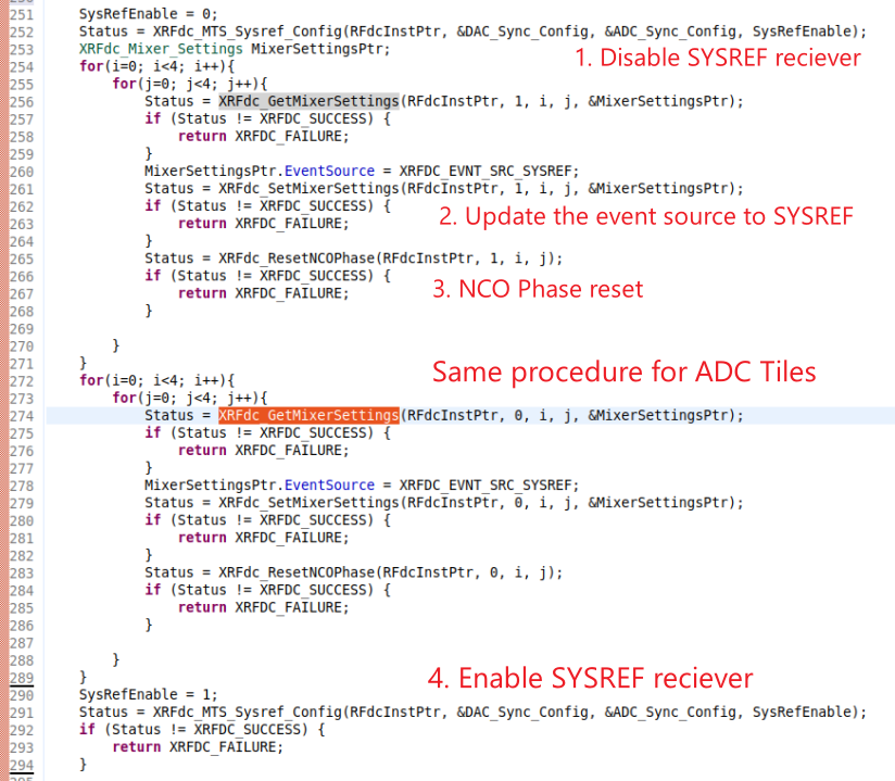 How to implement the NCO Frequency Hopping feature with Multi-Tile Mode