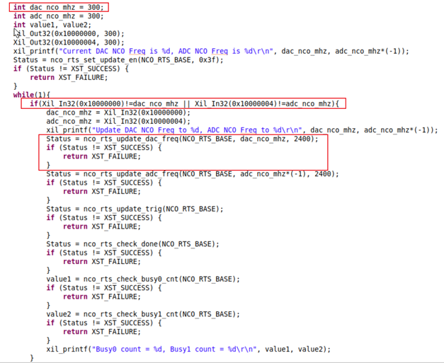 How to implement the NCO Frequency Hopping feature with Multi-Tile Mode