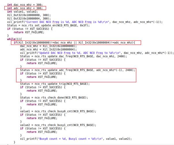 How to implement the NCO Frequency Hopping feature with Multi-Tile Mode