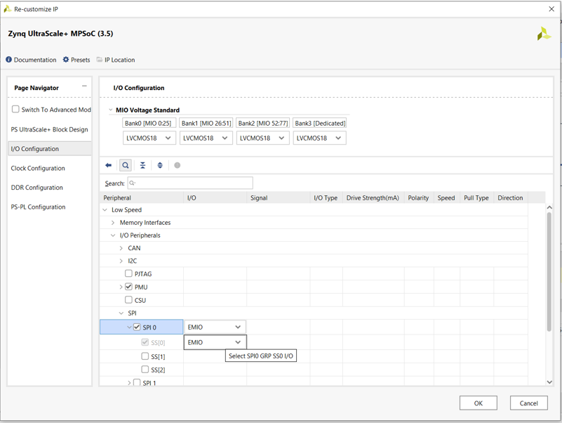 ZYNQMP PS SPI controller SPIDEV application