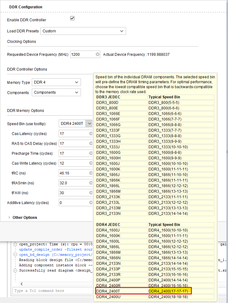 Zynq UltraScale+ MPSoC - How to Configure the PS Memory Controller for DDR4 and LPDDR4 Devices