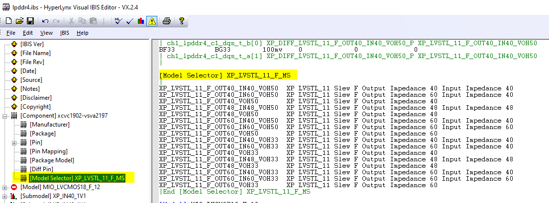 76844 - Vivado Write_IBIS: How to create a Model Selector in IBIS model ...