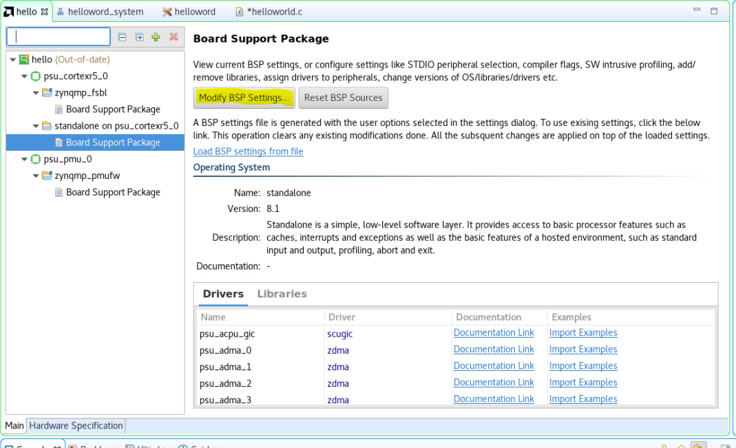Zynq UltraScale+ MPSoC running RPU application recursively while Linux is running on APU