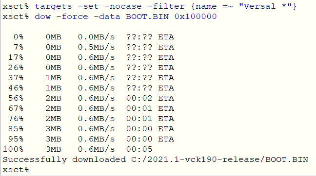 Versal QSPI Boot Checklist