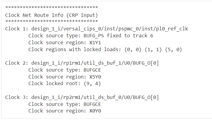 000035660 - Resolving Clock Region Partitioning failures in Versal