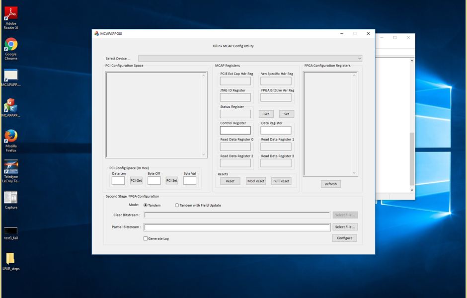 Steps to implement a Tandem Example Design with the AMD PCIe XDMA IP ...