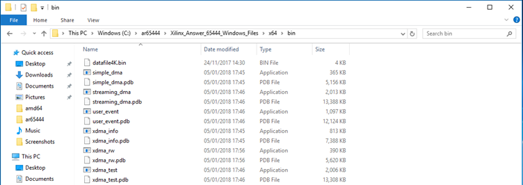 Steps to implement a Tandem Example Design with the AMD PCIe XDMA IP ...
