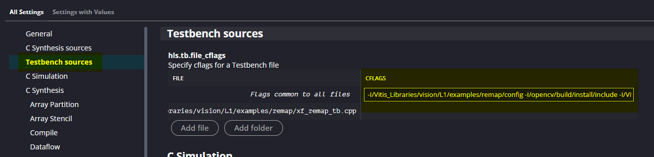 Create and Run a Vitis Vision Library Example on Windows 10