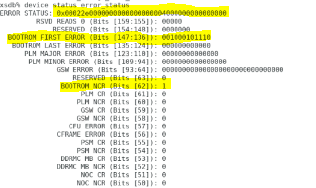 Versal: OSPI Programming/Boot Debug Checklist
