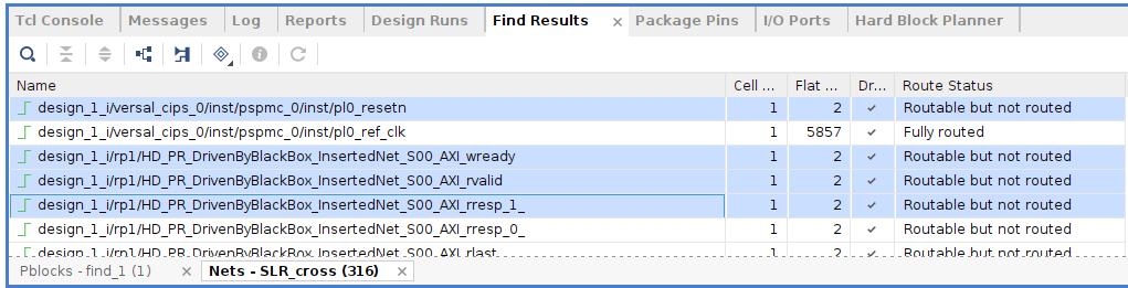 Versal SSIT Crossings Using Dynamic Function eXchange Flow