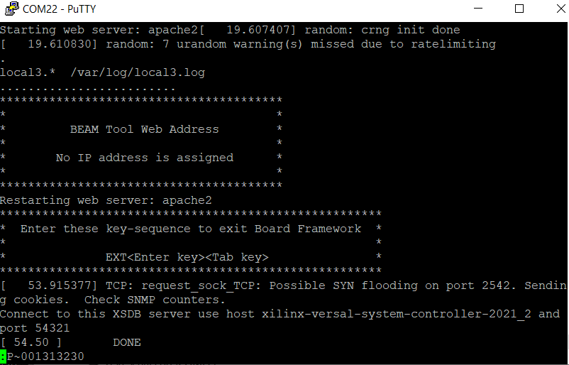 Versal DCMAC example design running on NoC DDRMC LPDDR4