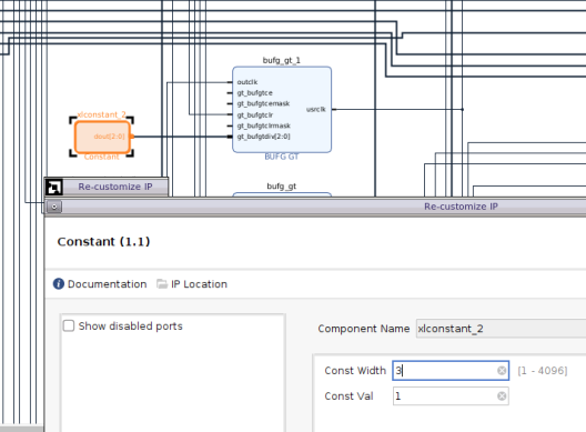 000036193 - Versal GTY/GTYP/GTM BUFG_GT DIV[2:0] does not set proper value during block automation