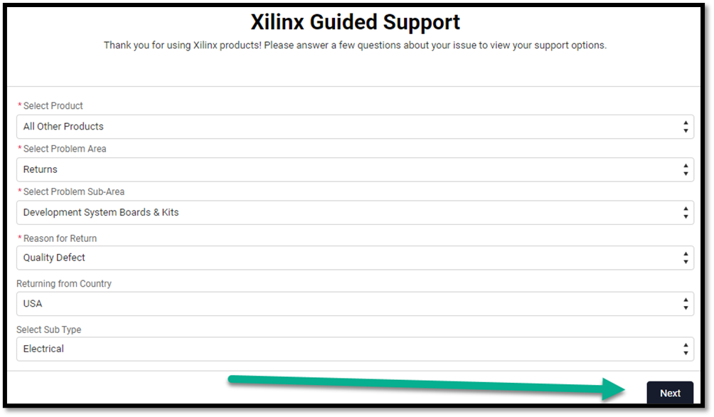 How To Create an RMA Support Case for a Board Evalutation Kit