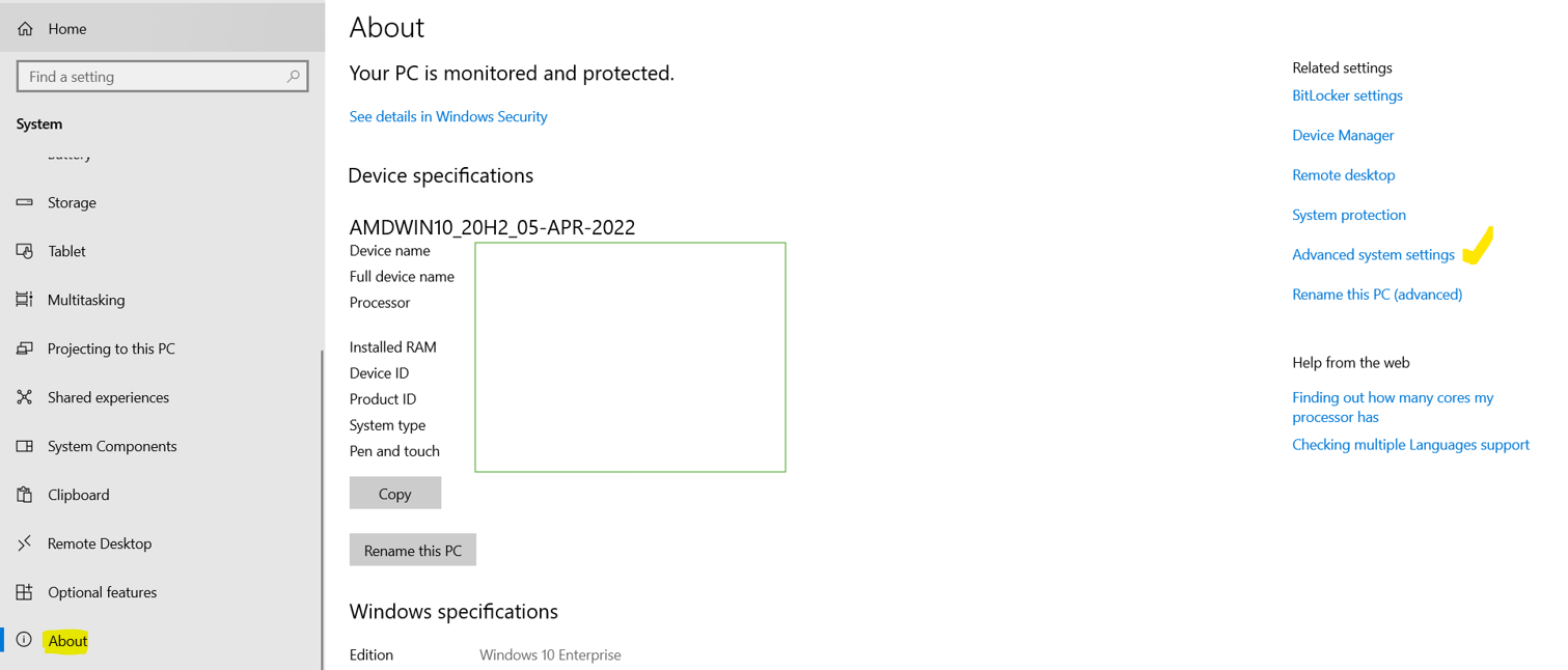 11630 - Install - How do I check or manually set environment variables?