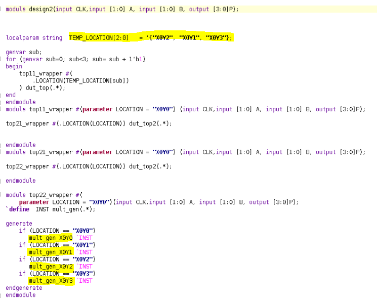 000036497 - 2024.1 Vivado Synthesis: Parameters Inside the generate block are not evaluated ...