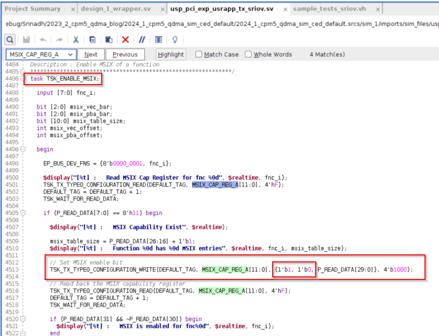 Generating User MSI-X Interrupts for Four Physical Functions in Vivado ...