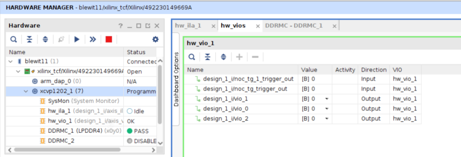 NoC Performance Monitor Debug