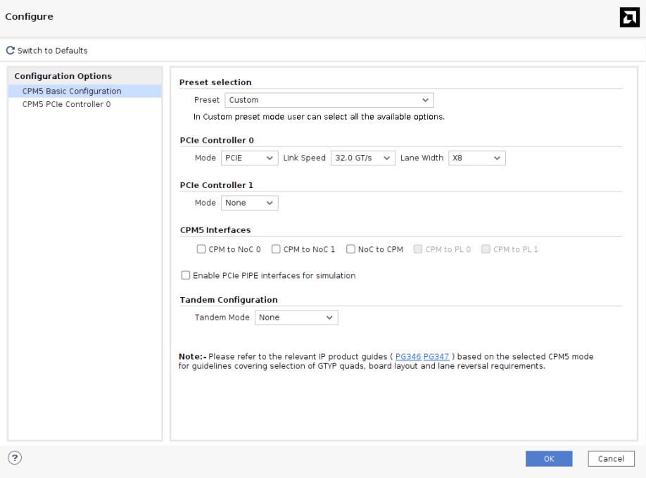 Understanding the Vivado CED Example Design - Versal Adaptive SoC CPM5 PCIe BMD Simulation Design