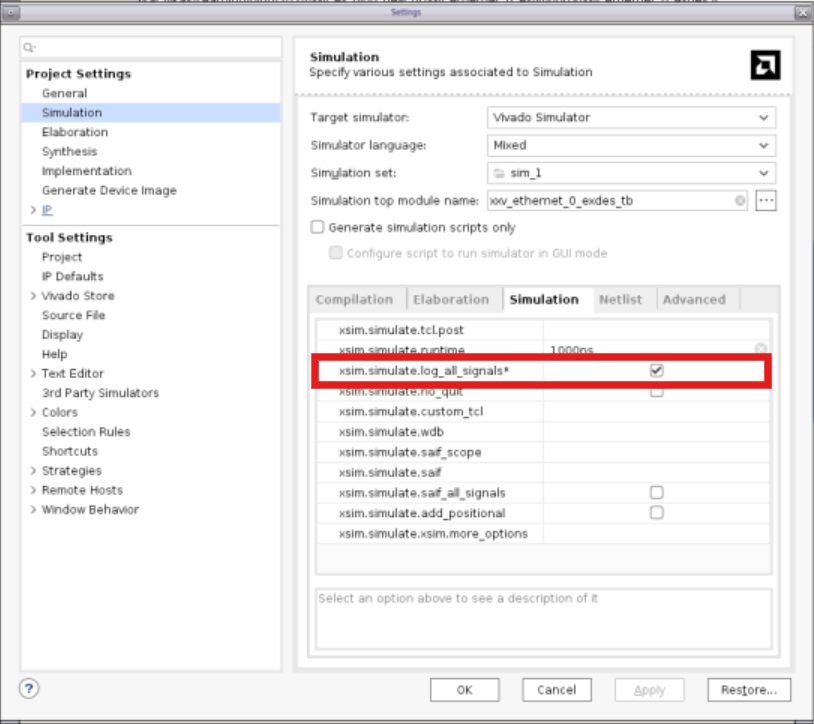10G/25G Ethernet Subsystem Example design with Versal ACAPs Transceivers Wizard Subsystem