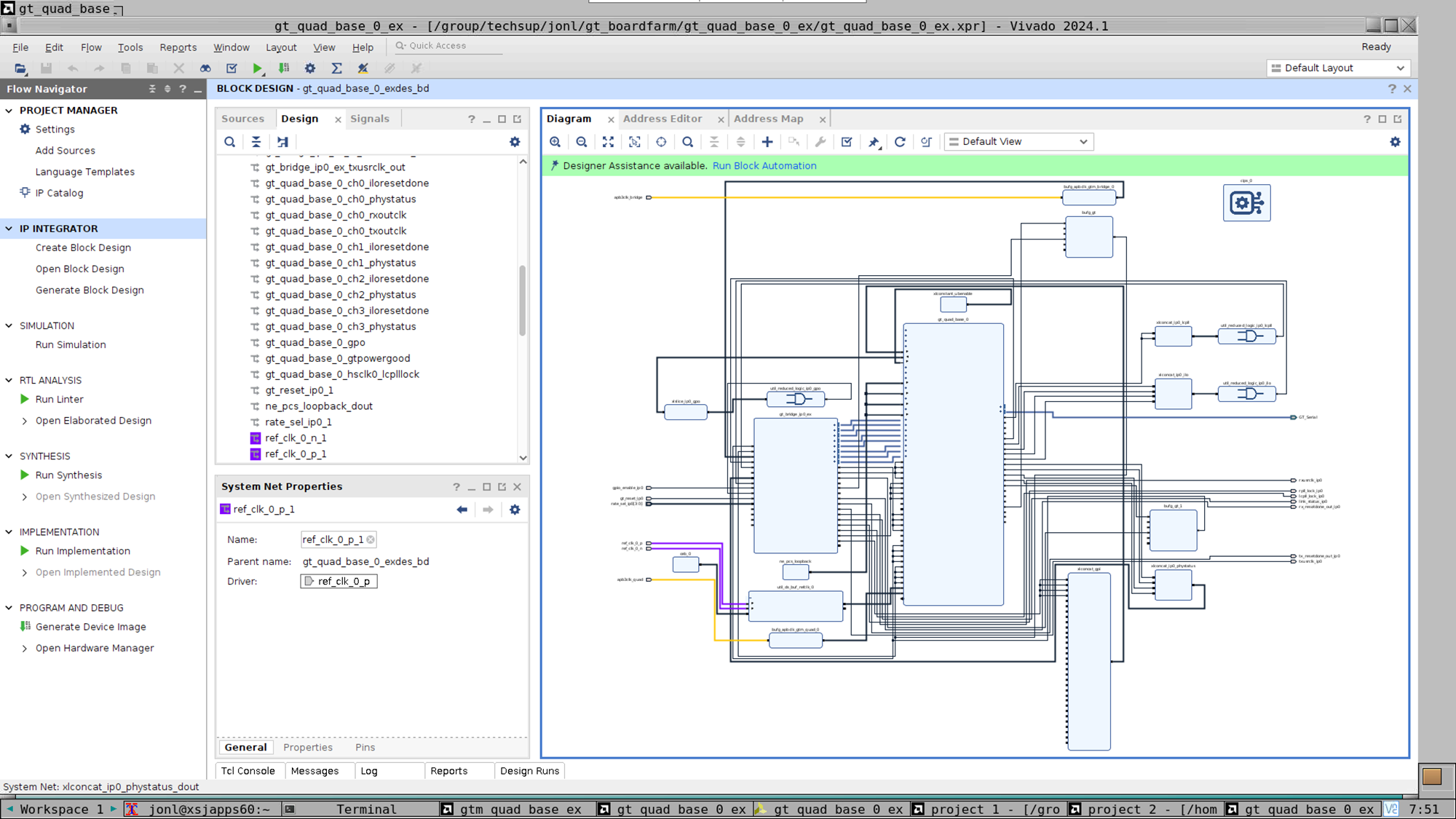 GT IBERT Loopback Testing
