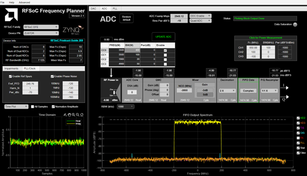 RFSoC Frequency Planner - How to export settings to the Vivado RF Data ...